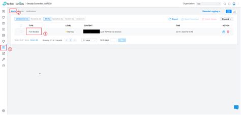 How To Eliminate Port Blocked Alert Omada Network Support