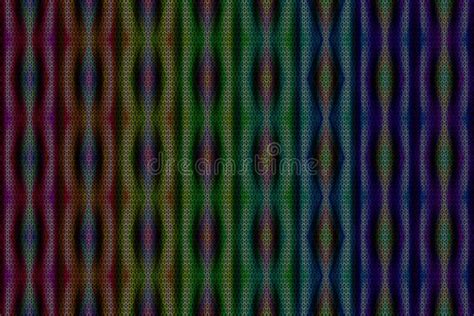 Rainbow Spectrum Bright Colorful Wave Pattern Seamless Light Crystal