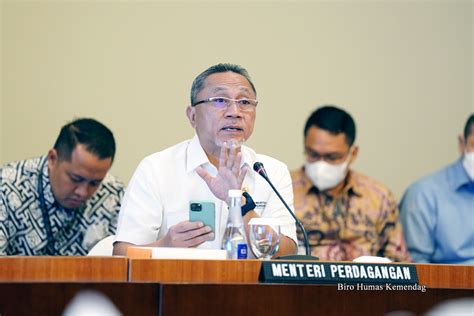 Mendag Pada Rapat Minyak Goreng Rakyat Kementerian Perdagangan Republik Indonesia