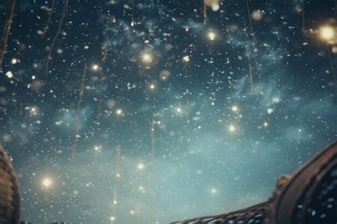 Premium Photo Snowflakes Symphony Realistic Falling Snow