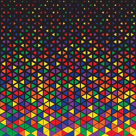 Premium Vector Colorful Triangle Pattern Illustration