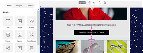 Add Resize Or Style Spacers In An Email