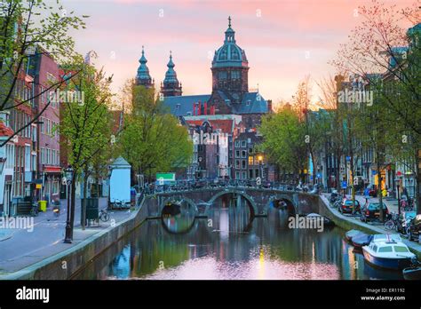 The Basilica Of Saint Nicholas Sint Nicolaas Basiliek In Amsterdam At