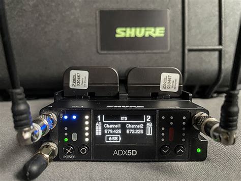 Shure Axient Digital Odbiornik Adx5d Nadajnik Ad3 Oraz Mikrofon