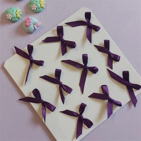 خرید و قیمت پاپیون آماده با ربان ساتن سایز کوچک رنگ بنفش ترب