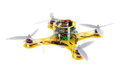 Mini Fly QuadCopter Drone ARF W KK Board Yellow RC Remote Control Radio