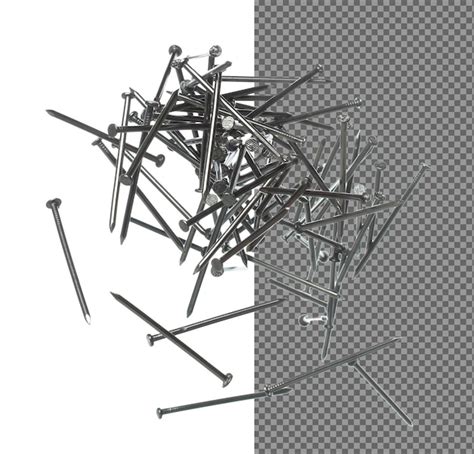 Premium Psd Long Nail Fly Floating In Mid Air Many Group New Long