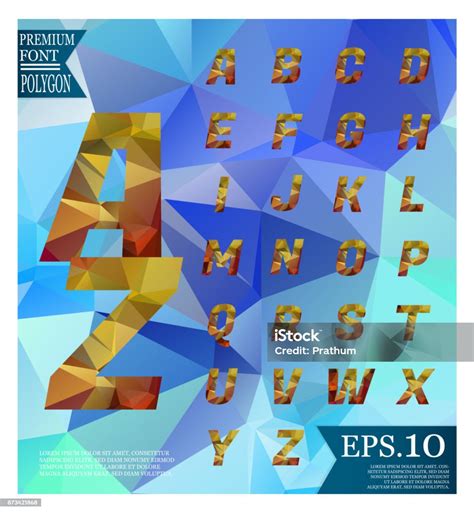 字體設計 Lowpoly 抽象背景範本或淺色背景 Illustrationeps 10向量圖形及更多一組物體圖片 一組物體 三角形 低