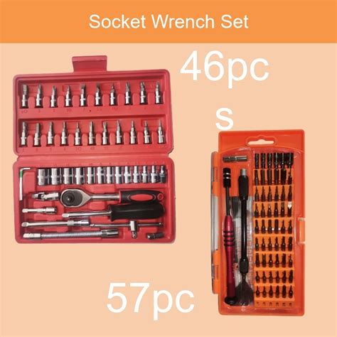 Synthetic Socket Wrench Setsocket Ratchet Wrench Auto Repair Fast Two