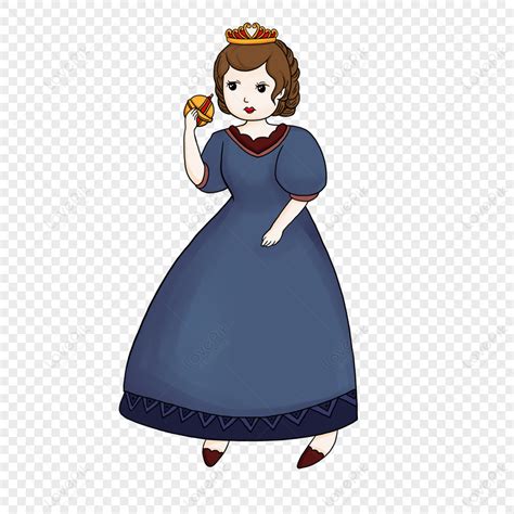 블루 드레스 일러스트 여왕 클립 아트폐하 Png 일러스트 무료 다운로드 Lovepik