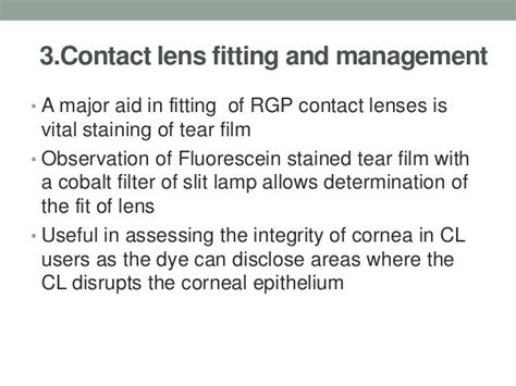 Corneal Staining Procedure