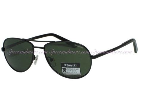 Polaroid Eyewear U 9306 Small Aviator Black Metal Polarized Sunglasses