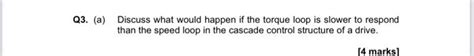 solved q3 a discuss what would happen if the torque loop