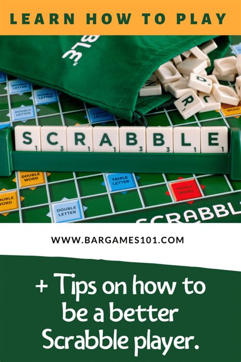 How To Play Scrabble Rules Strategies Bar Games