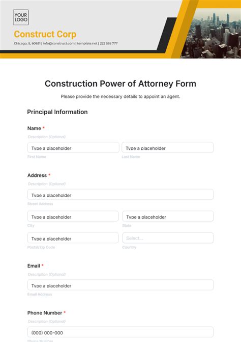 Free Power Of Attorney Form Templates To Edit Online