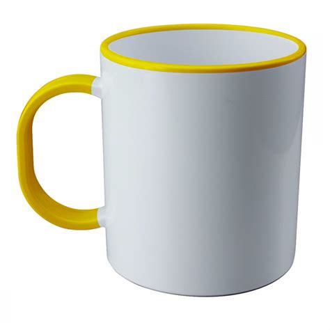 TAZA FILO Y ASA AMARILLA Oranch