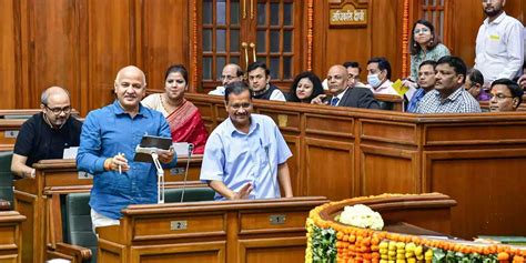 Delhi Government Presents Mn Budget