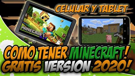 Como Tener Y Descargar Minecraft Para Tu Celular O Tablet Totalmente