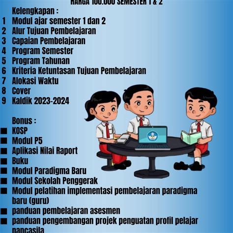 Modul Kurikulum Merdeka Terbaru Siap Pakai 🚀 Modul Ajar Kurikulum
