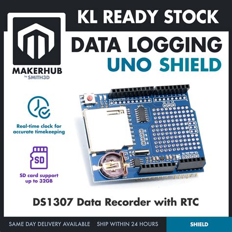 Data Logging Shield Data Logger Module Data Recorder With Built In Rtc