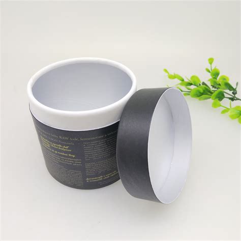 Loose Tea Packaging Paper Cylinder Containers Cardboard Packaging Tubes