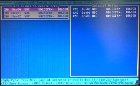 Create And Configure A Raid 0 1 5 With An Adaptec Raid 6405 Controller Raid Tutorials