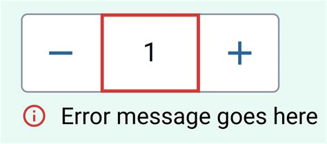 Featquantity Picker Add The Error Message Param On Quantity Picker · Issue 80 · Decathlon
