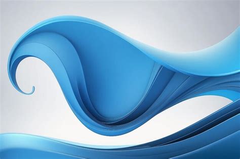 Premium Photo Modern Blue Smooth Flowing Background Wave Design