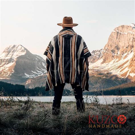 Western Mens Poncho