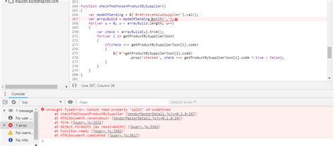 Jquery Javascript Split Error Uncaught Typeerror Cannot Read Property Split Of Undefined