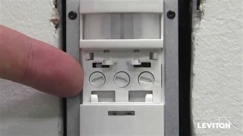 Leviton Motion Sensor Light Switch Adjustment Shelly Lighting