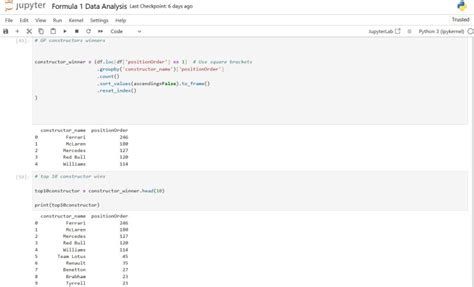 datascience f1 datavisualization python analytics machinelearning