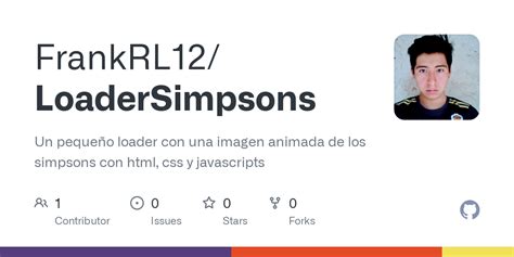 Github Frankrl Loadersimpsons Un Peque O Loader Con Una Imagen