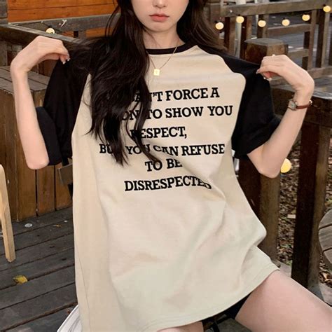 다온이상점 여성나시티 크롭티 티셔츠 나그랑 반팔 티셔츠 레터링 프린팅 라운드넥 여유핏 여성반팔 여성티셔츠