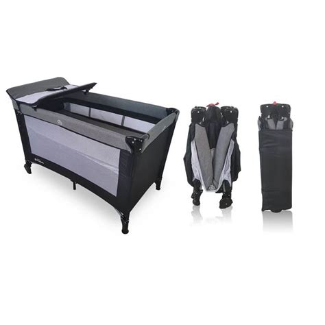 Детска кошара със стойка за смяна на пелени 125x78x65см Emag Bg