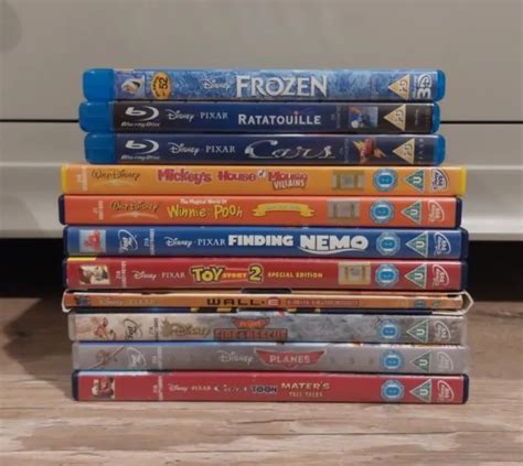 Pack Disney Dvd And Blu Ray X 11 Films Danimation Bluray Pixar Eur 1627