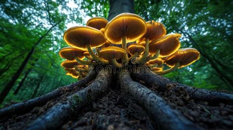 Interdependence In Nature Trees And Fungi In A Symbiotic Relationship