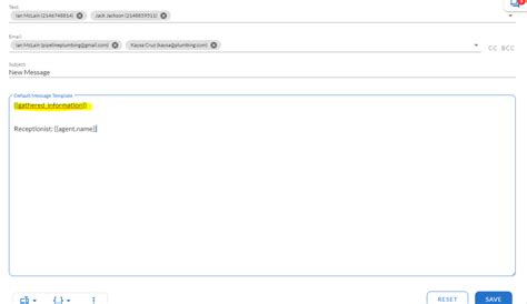 Using Fields And Variables In Scripts And Messages Evs7 Support