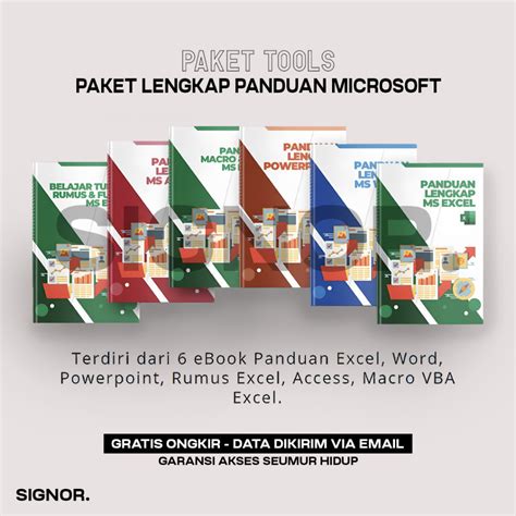 Jual Panduan Materi Lengkap Ms Office Ms Word Excel Powerpoint
