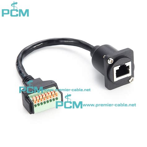 Buy Wholesale China D Type Rj45 Modular Panel Crimping Terminal Connector And Termination Block