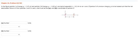 Solved Chapter 21 Problem 013 Go 1 07 Hc And Particle 2 Of