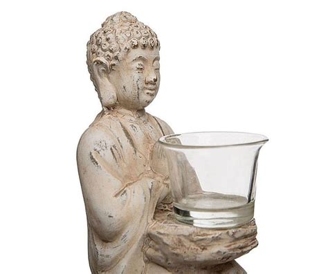 Свещник Buddha Cream Vivre