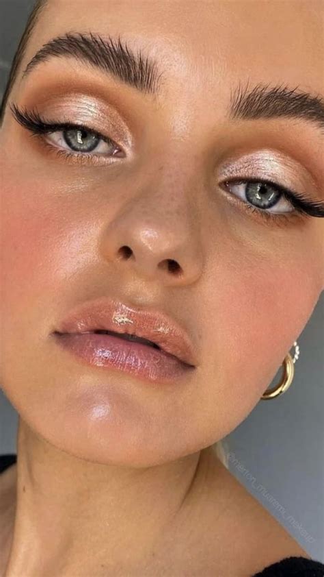 Glam Makeup Inspo🍑 Bridal Eye Makeup Gorgeous Makeup Natural Makeup