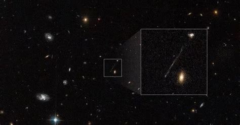 Hubble Observes A Possible Runaway Black Hole Leaving A Star Trail