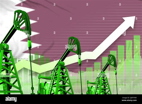 Concepto De La Industria Petrolera De Qatar Ilustración Industrial