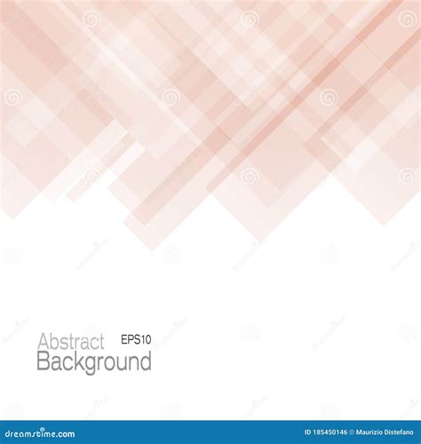 Vector Geometric Abstract Background Design With Diagonal Squares Stock Vector Illustration