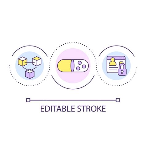 Técnica De Encapsulamento Conceito De Loop ícone Conceito De