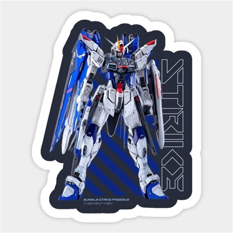 Gundam Strike Freedom Gundam Strike Freedom Sticker Teepublic