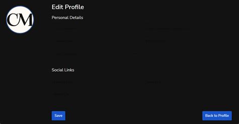 Fix Edit Profile In Dark Mode · Issue 353 · Clueless Community