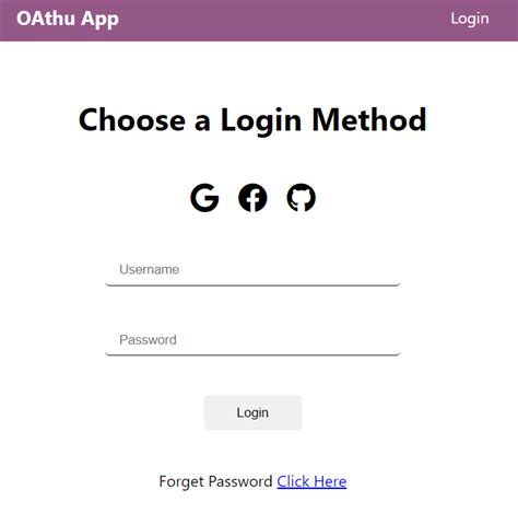 GitHub SankaraMoothi Client OAuth Login With Facebook Google And Github Using Node As An